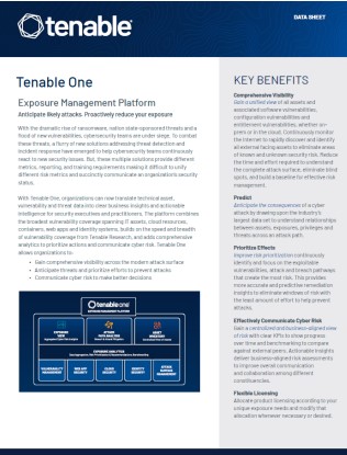 Tenable Risk-Based Vulnerability Management | Carahsoft