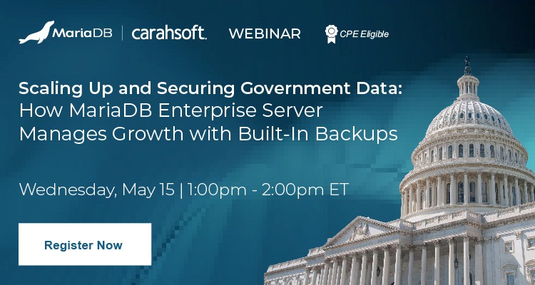 MariaDB - Cloud Database Management System for Government | Carahsoft