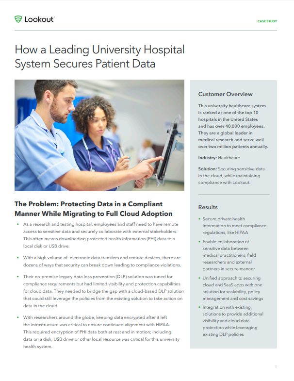 Lookout IT Resources | Carahsoft